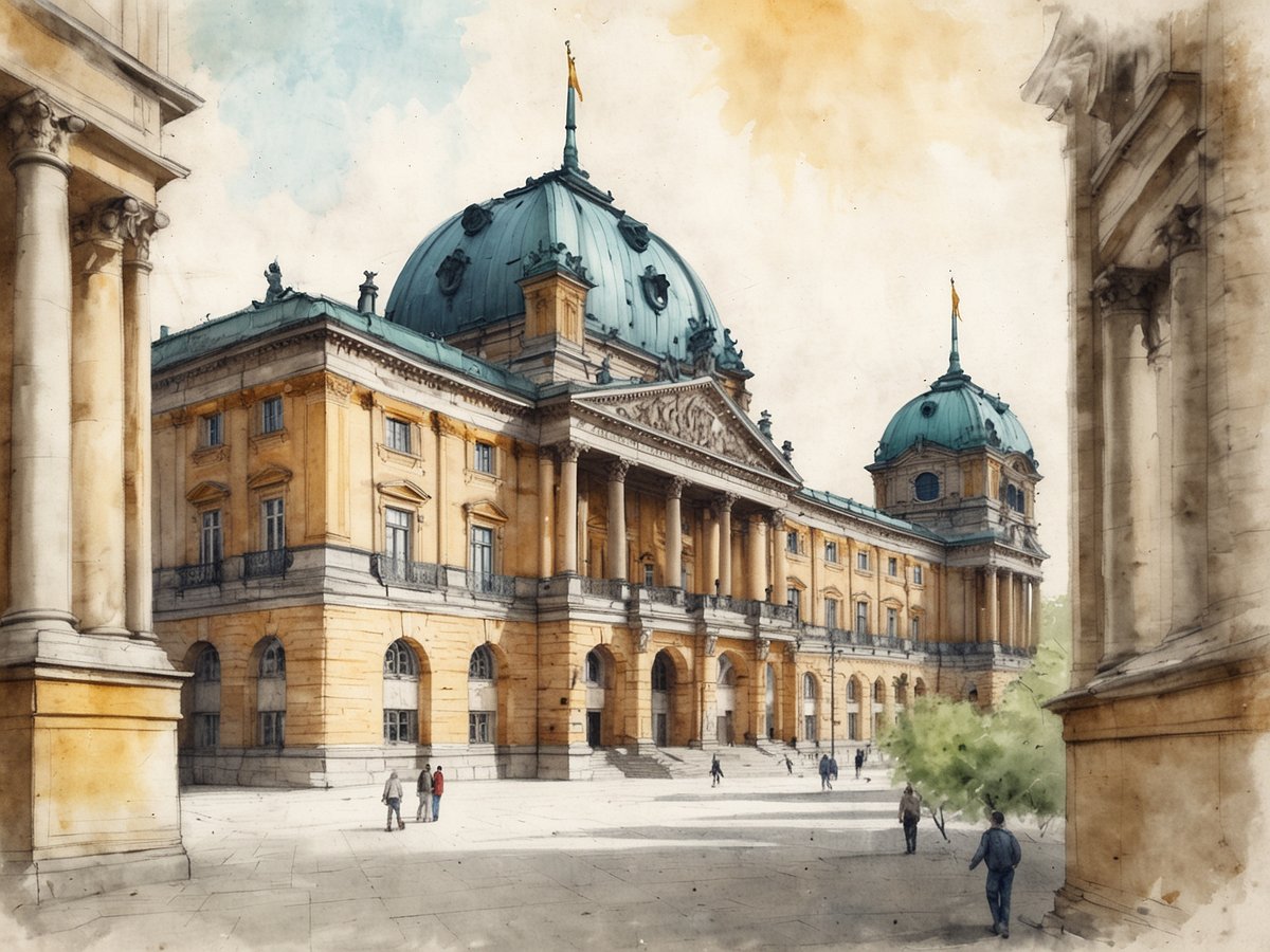 Entdecke das Neue Berliner Stadtschloss und die Museumsinsel: 1 Stunde ...