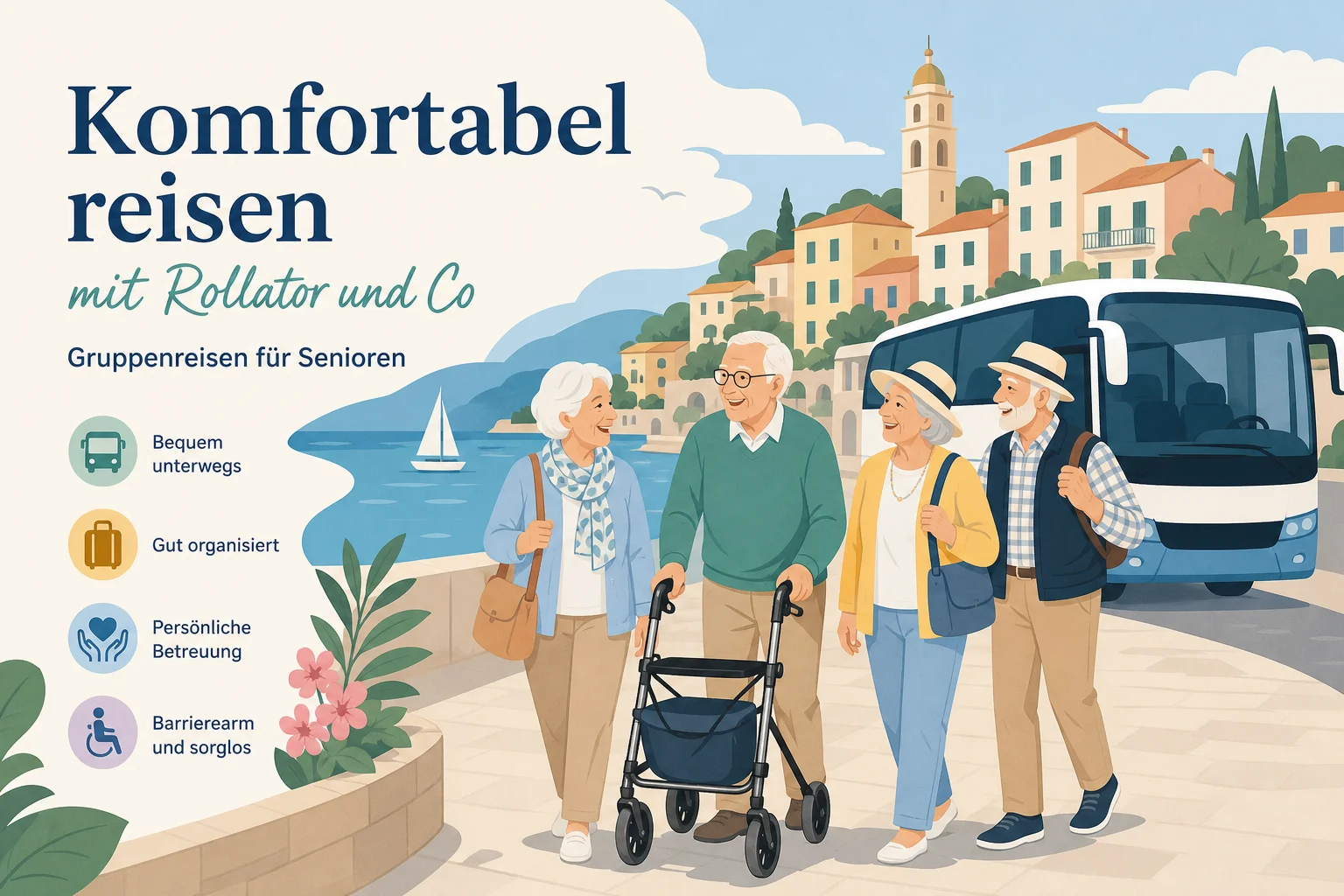 Komfortabel reisen mit Rollator und Co 2026 | weloveurlaub
