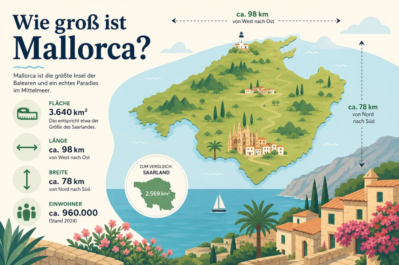 Wunderbar Wie Gro Ist Mallorca Bild
